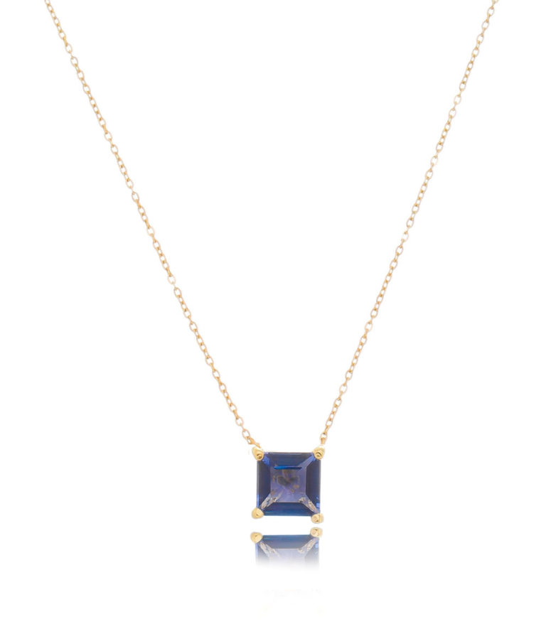 Colar Quadradinho Tanzanita Corrente Cartier Ouro Joias Em Prata 925 ... Colar Quadradinho Tanzanita Corrente Cartier Ouro Joias Em Prata 925 ...